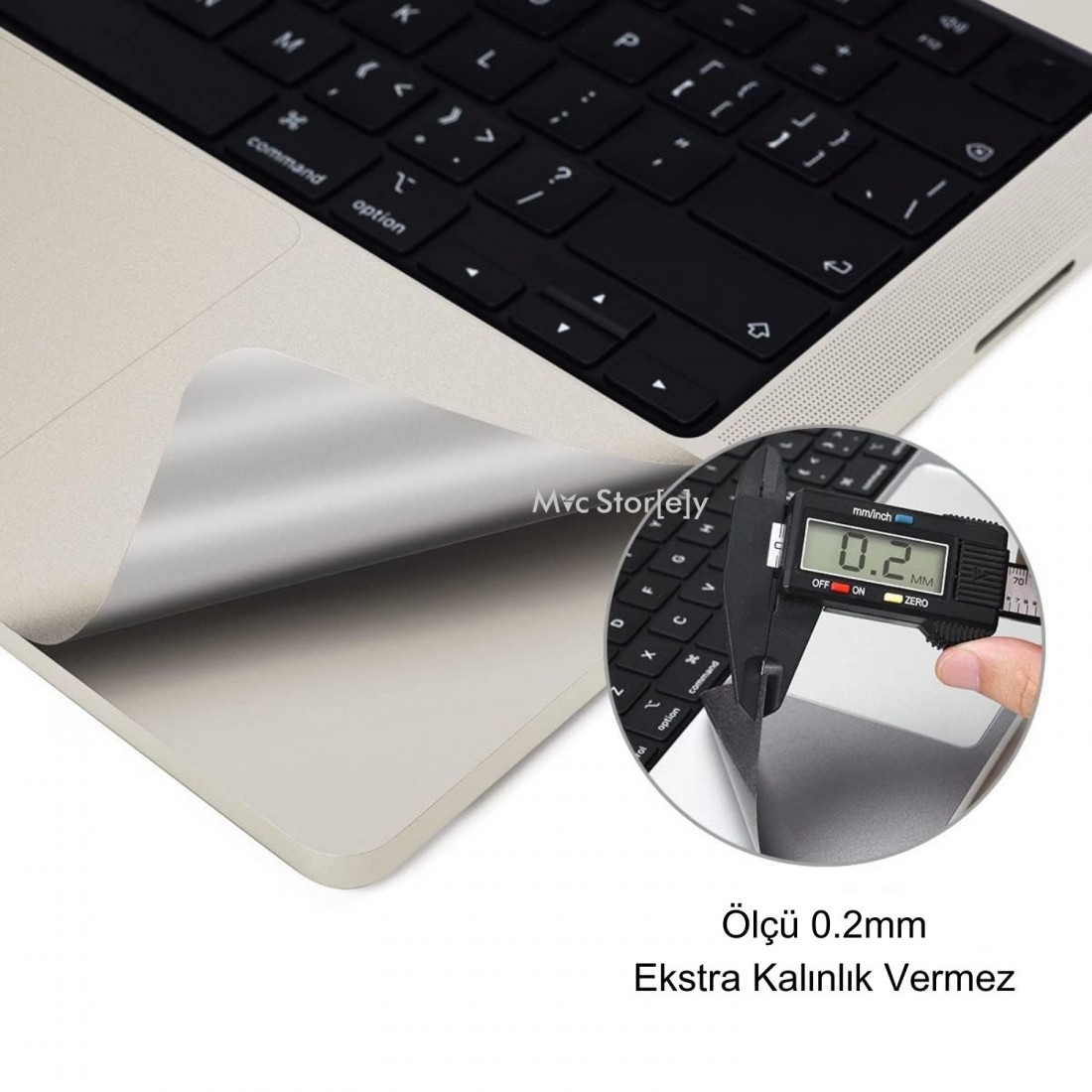 Macbook Air 15.3 inç M2-M3, Touchpad Sticker Film Koruyucu (2023-2024 ...
