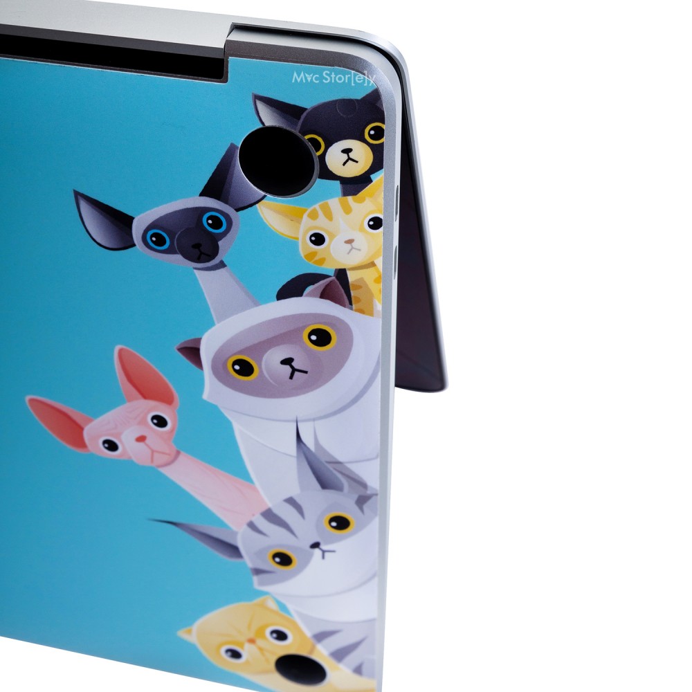 McStorey Macbook Air M2 Kılıf A2681 ile Uyumlu Laptop Sticker Koruyucu ...
